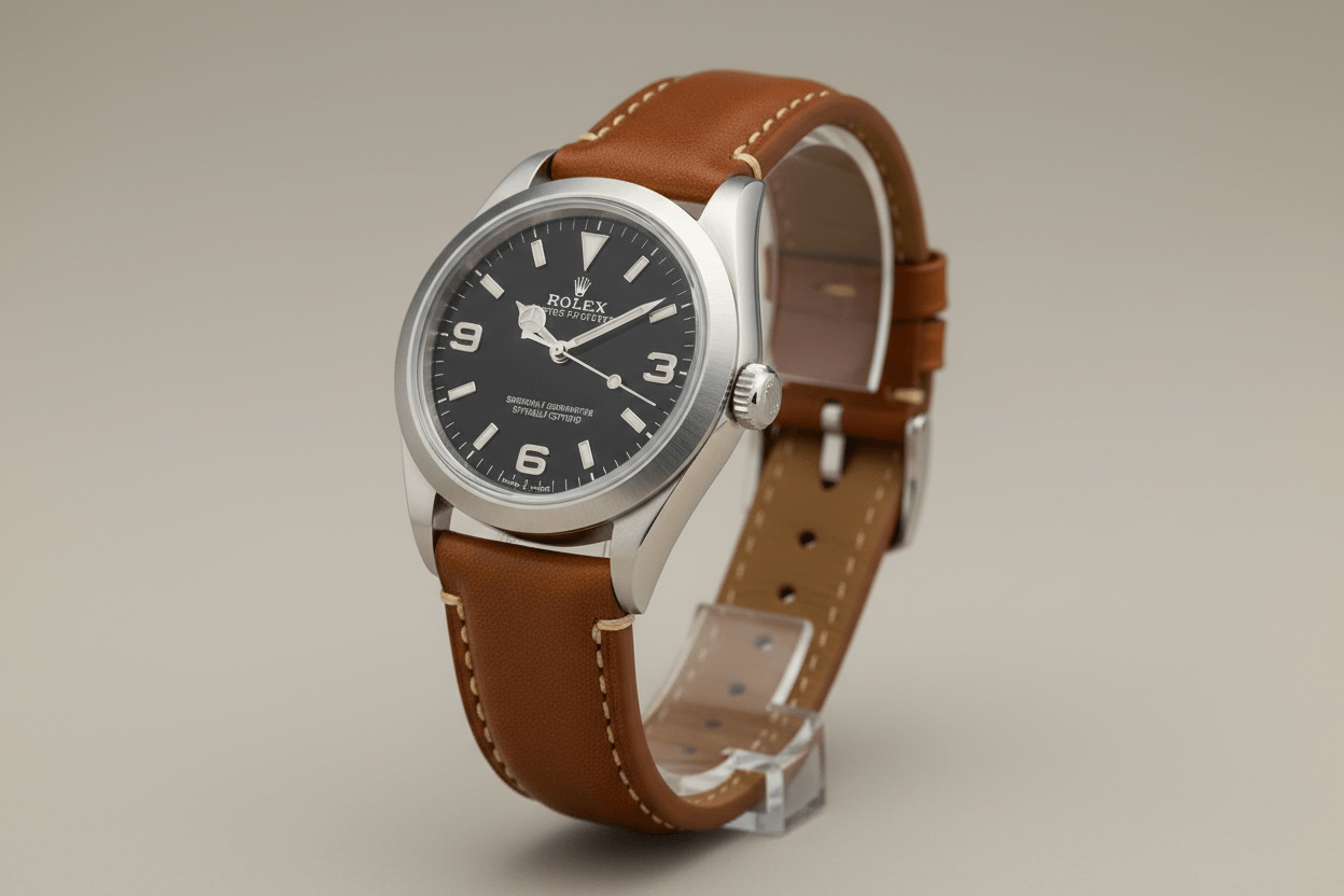 Rolex Explorer with Leather Strap Guide - Wrist Envy Blog