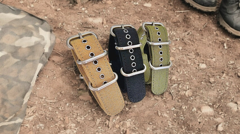 Leather NATO Watch Straps Handmade Premium Military Bands